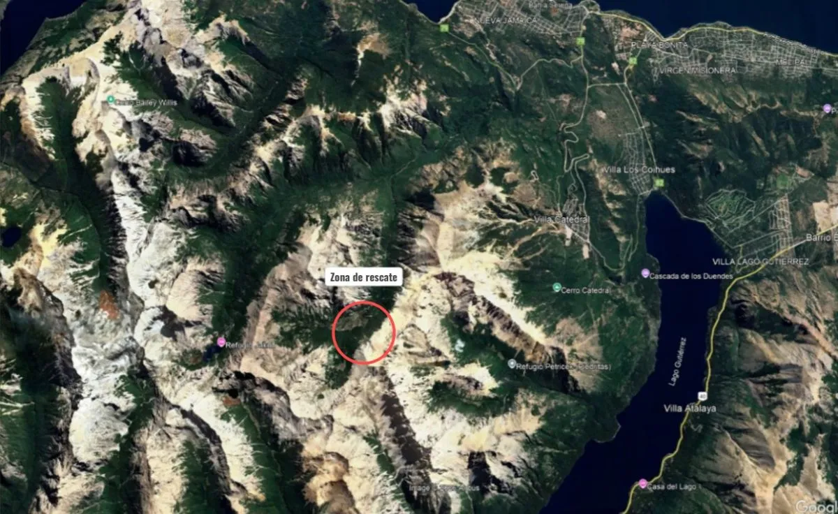 Evacuaron en helicóptero a una mujer que sufrió una grave lesión en la ...